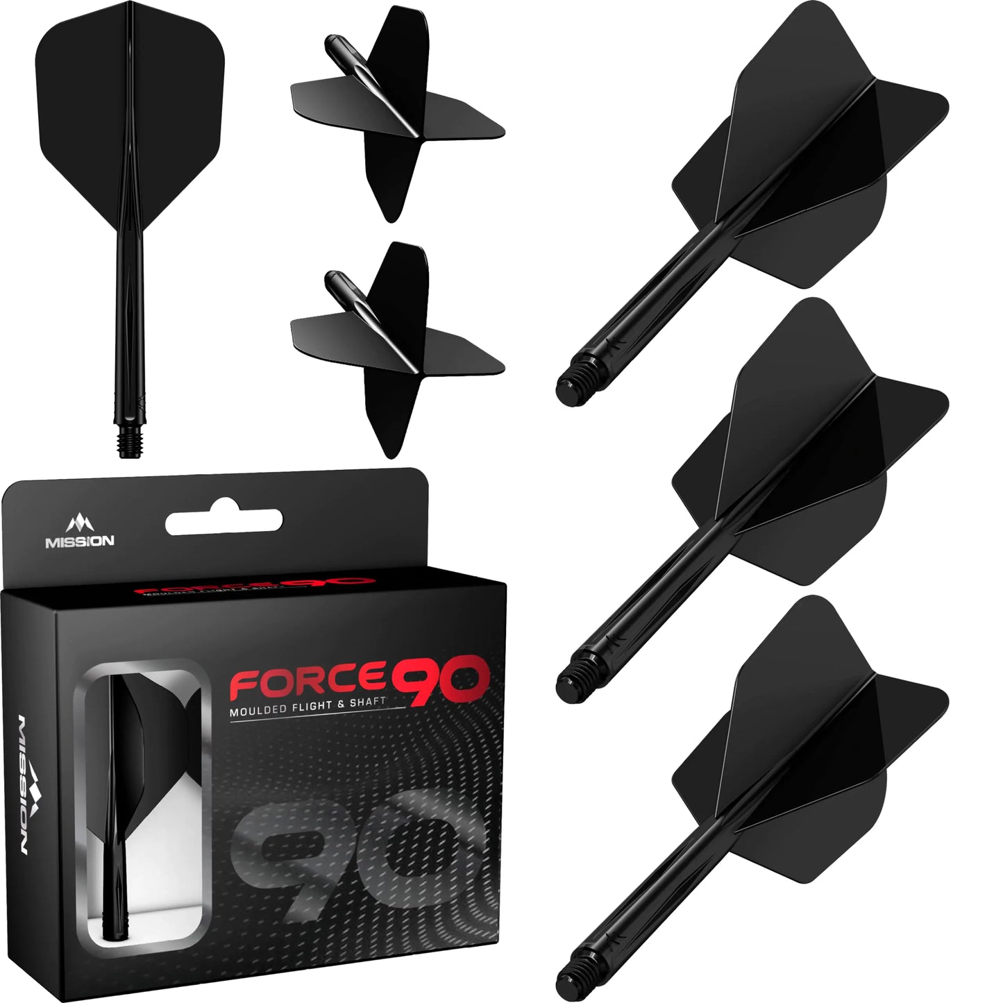 Mission Darts Force 90 | Integrated Precision Moulded Dart Flight And ...